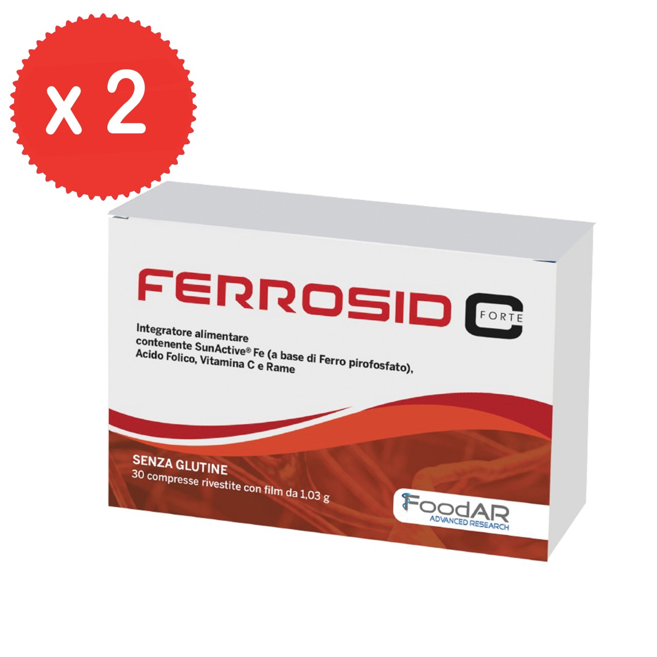 FerroSid C Forte 60 Compresse da 1,03g | Tirake.com